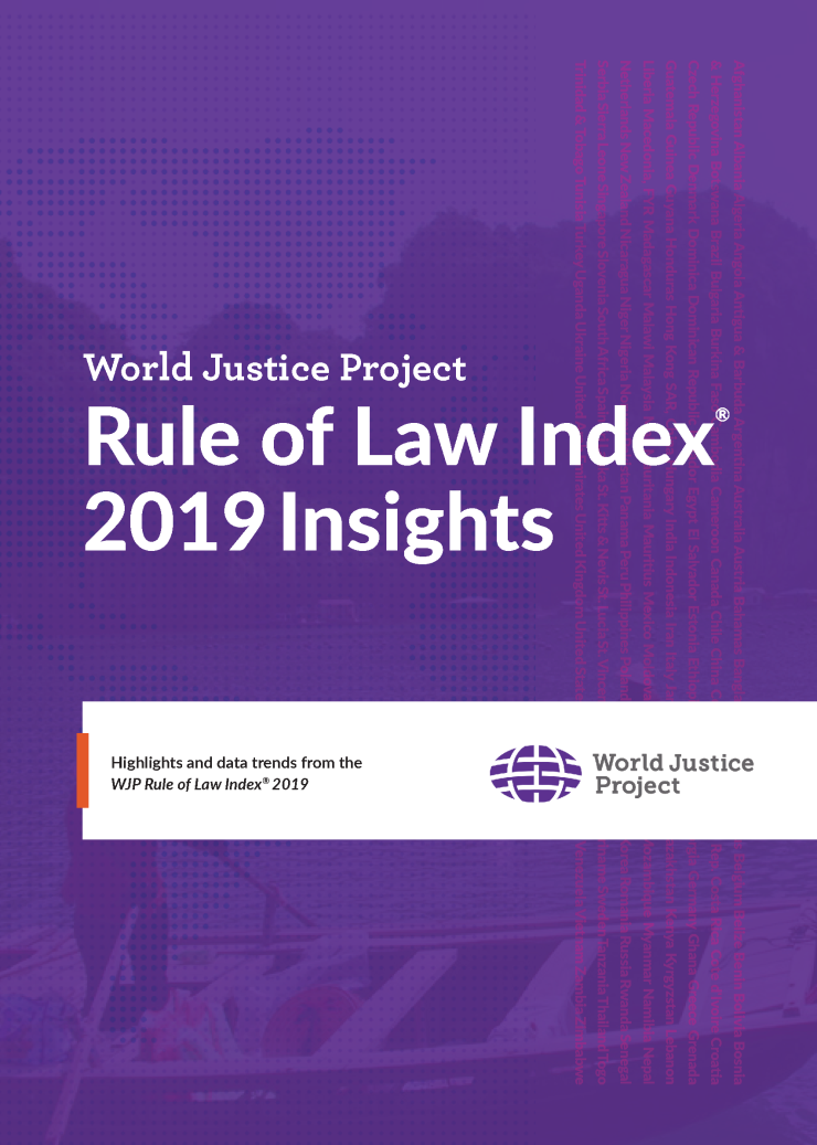 Wjp Rule Of Law Index 2019 World Justice Project